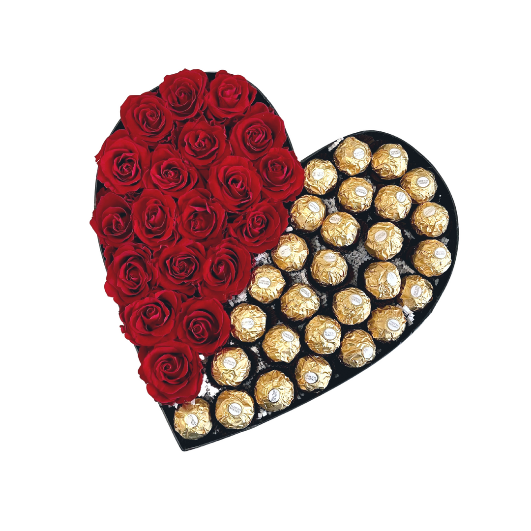 Ferrero Rocher Heart Shape